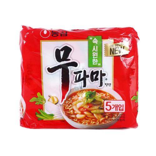 Korean Instant Noodle NONGSHIM MUPAMA TANGMYUN Ramen Ramyun 5pack Set ...
