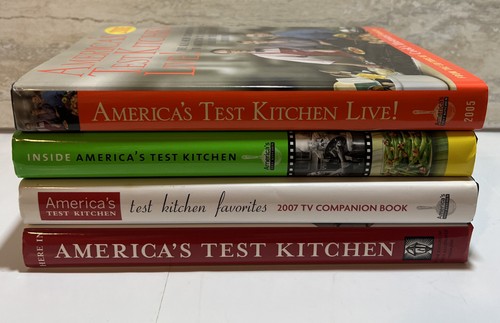 Lot of 4 America’s Test Kitchen Cookbooks, 2003-2005 & 2007 | eBay