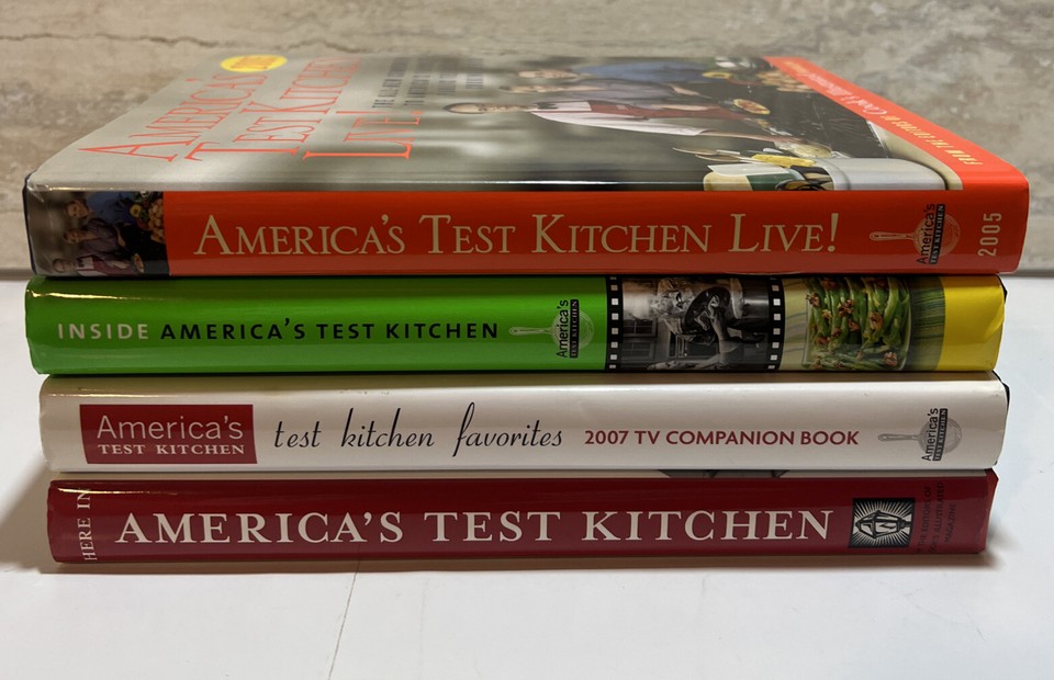 Lot of 4 America’s Test Kitchen Cookbooks, 2003-2005 & 2007 | eBay