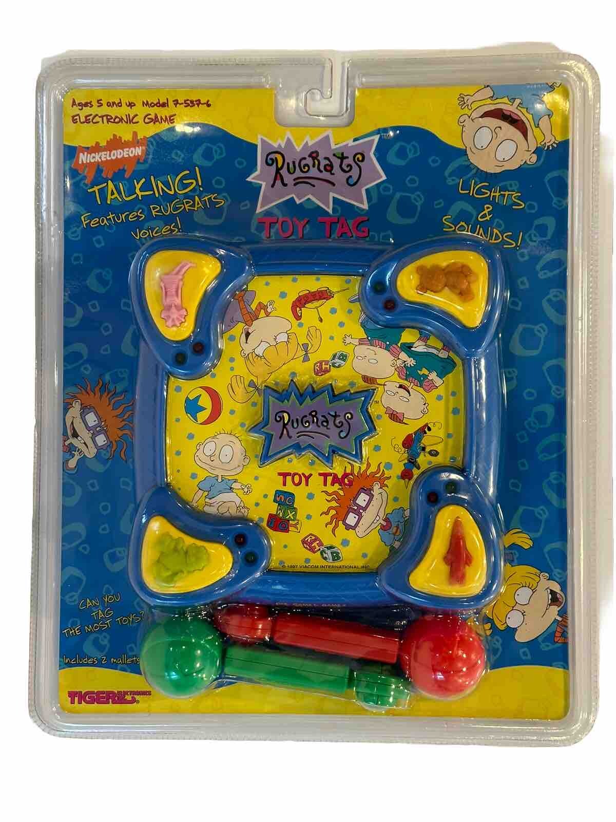 Rugrats Toy Tag Electronic Talking Game Tiger 1997 Nickelodeon for sale ...