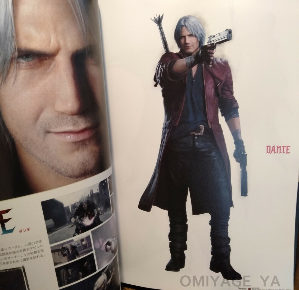 Devil May Cry 5 Official Art Works Capcom Illustration Art Book DMC NEW ...