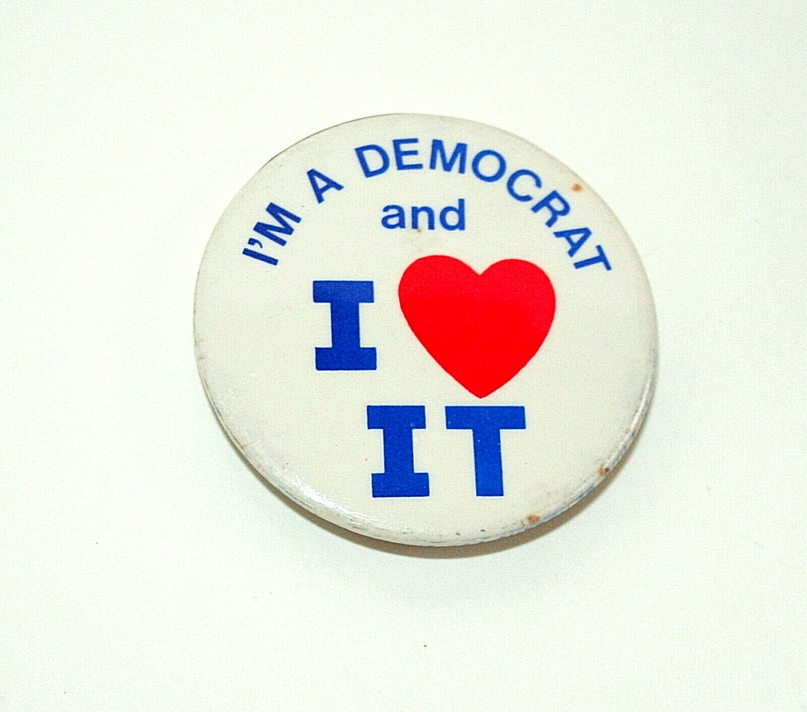 2+" Presidential 1980's I'm A Democratic & Love It Campaign Political ...
