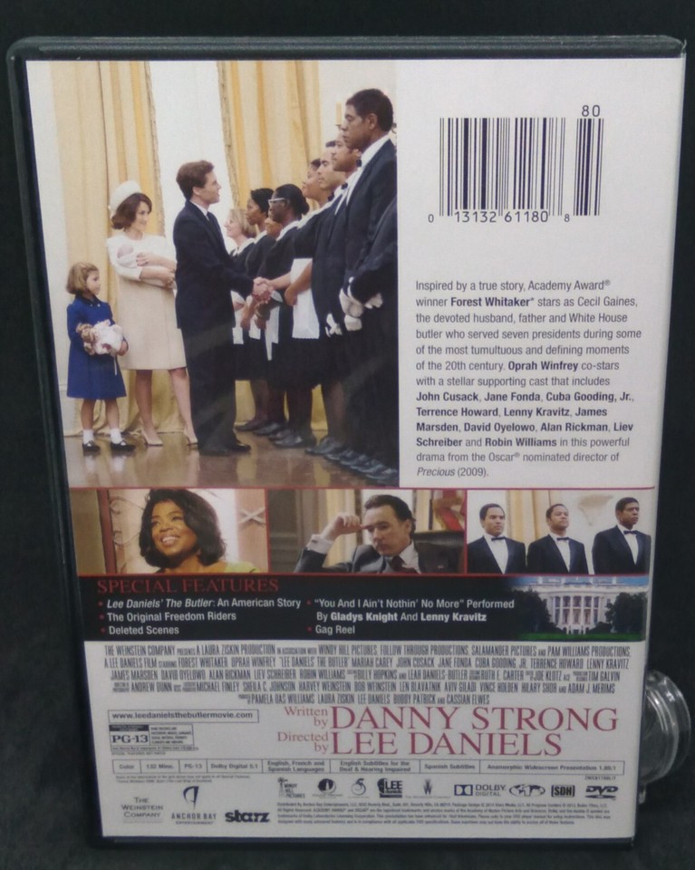 Lee Daniels’ The Butler (DVD, 2013, Widescreen) Forest Whitaker Oprah ...