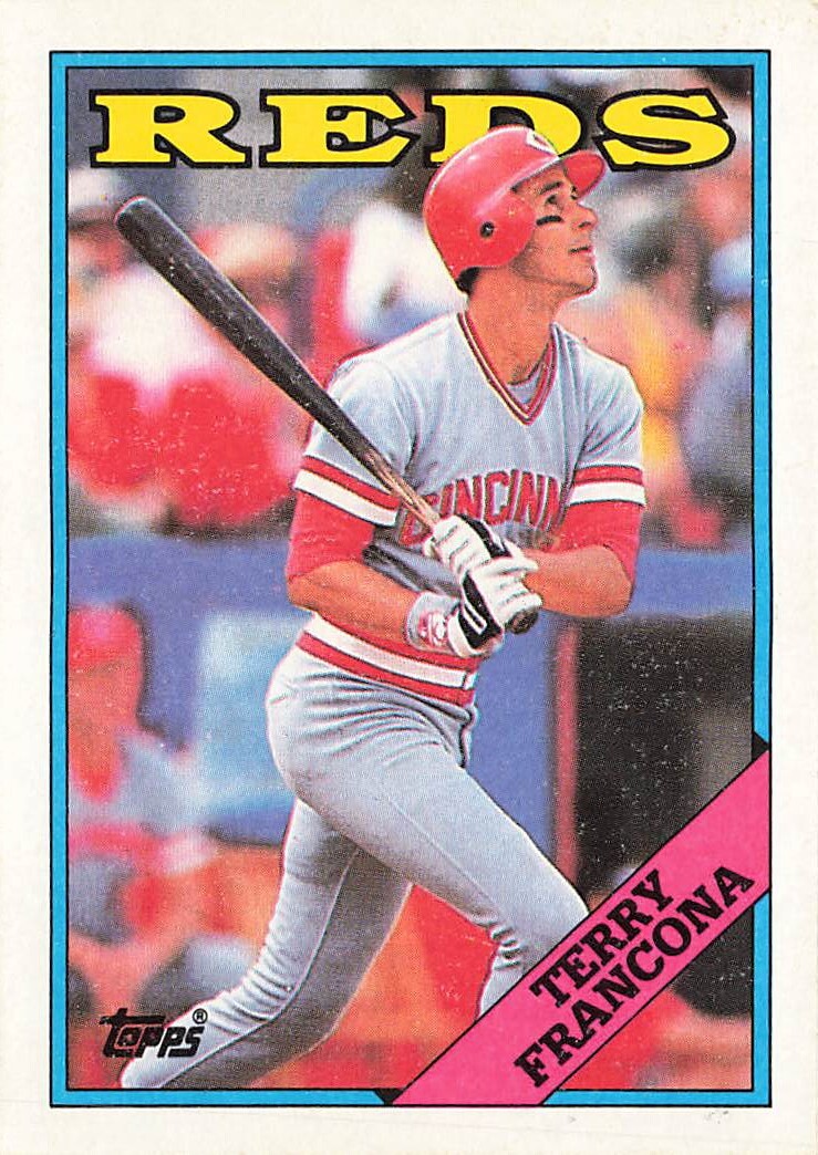 1988 Topps #686 Terry Francona Cincinnati Reds | eBay