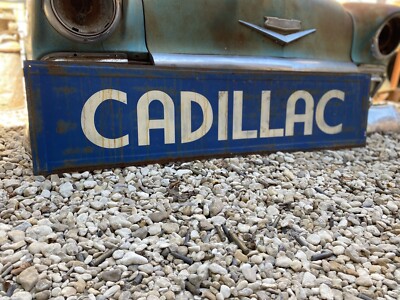 Antique Vintage Old Style Cadillac Dealer Sign!! | eBay