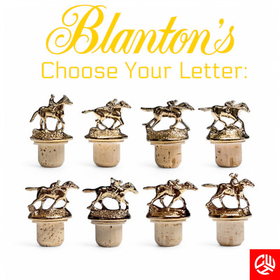 Blanton’s Bourbon Whiskey Cork Bottle GOLD Stopper Horse Choose your ...
