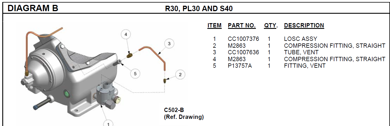 TEN008809 CHAMPION LOW OIL SWITCH NEW STYLE R- SERIES R30, PL30, S40 | eBay