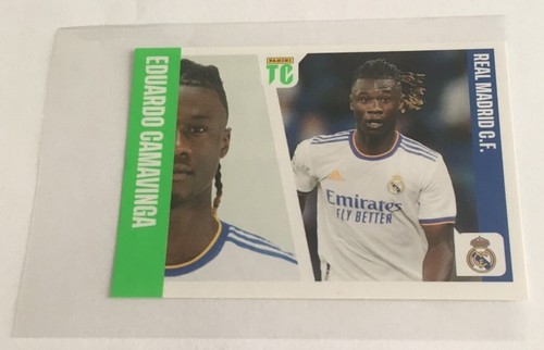 Image Sticker Cromo Eduardo CAMAVINGA Real Madrid n°176 Panini Top ...