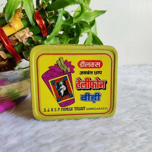 1950s Vintage Delux Jaswant Chhap Telephone Bidi Cigarette Advertising ...