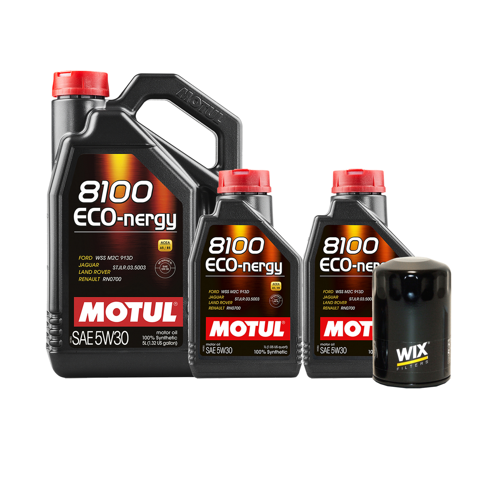 7L Motul 8100 ECO-NERGY 5W30 Wix Filter Motor Oil Change Kit API SL | eBay