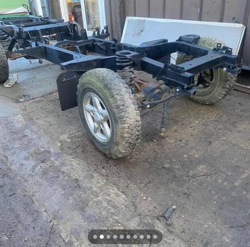 Land Rover defender puma tdci 2.2 110 chassis id project rebuild 2012 ...