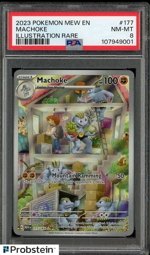 Pokemon 151 Machoke 177 PSA 8 Near Mint to Mint | eBay