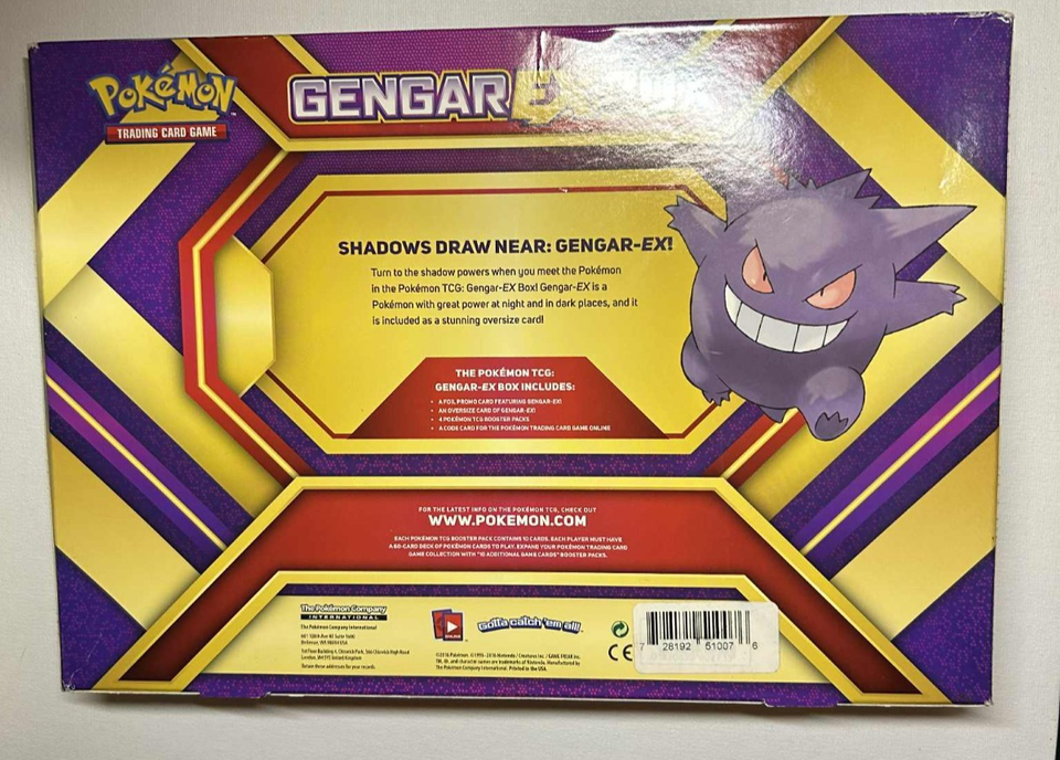 Pokemon TCG - Gengar EX Collection Box (2016) - NEW/SEALED | eBay