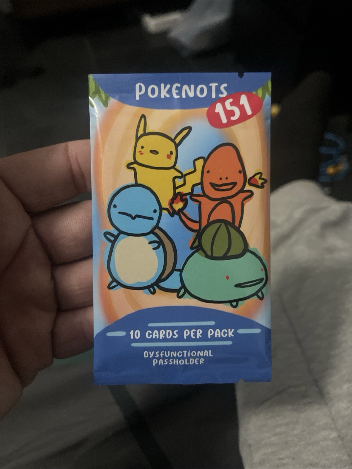 Pokenots 151 Single Pack (Dysfunctional Passholder) - 10 Cards Per Pack ...