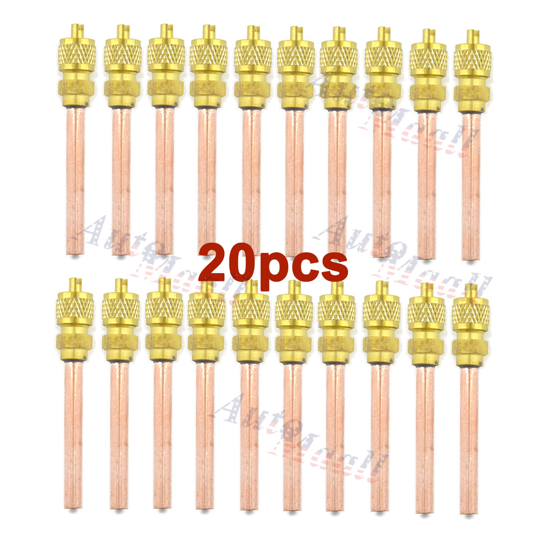 20x Service/Access Valve 1/4" SAE *1/4" OD *2.75" Stem Core AC ...