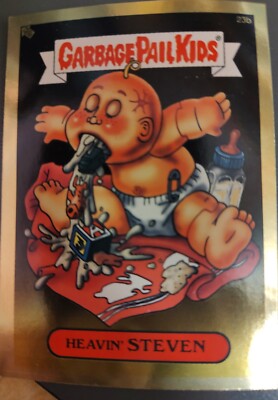 2003 Tops Garbage Pail Kids Gold Series - 23b Heavin' STEVEN | eBay