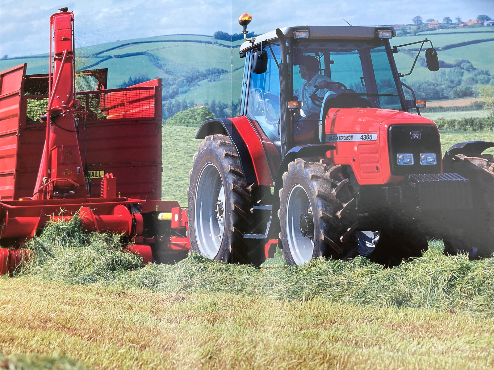 Massey Ferguson "MF 4300 Series Large 32 Tractor Brochure 2002 | eBay