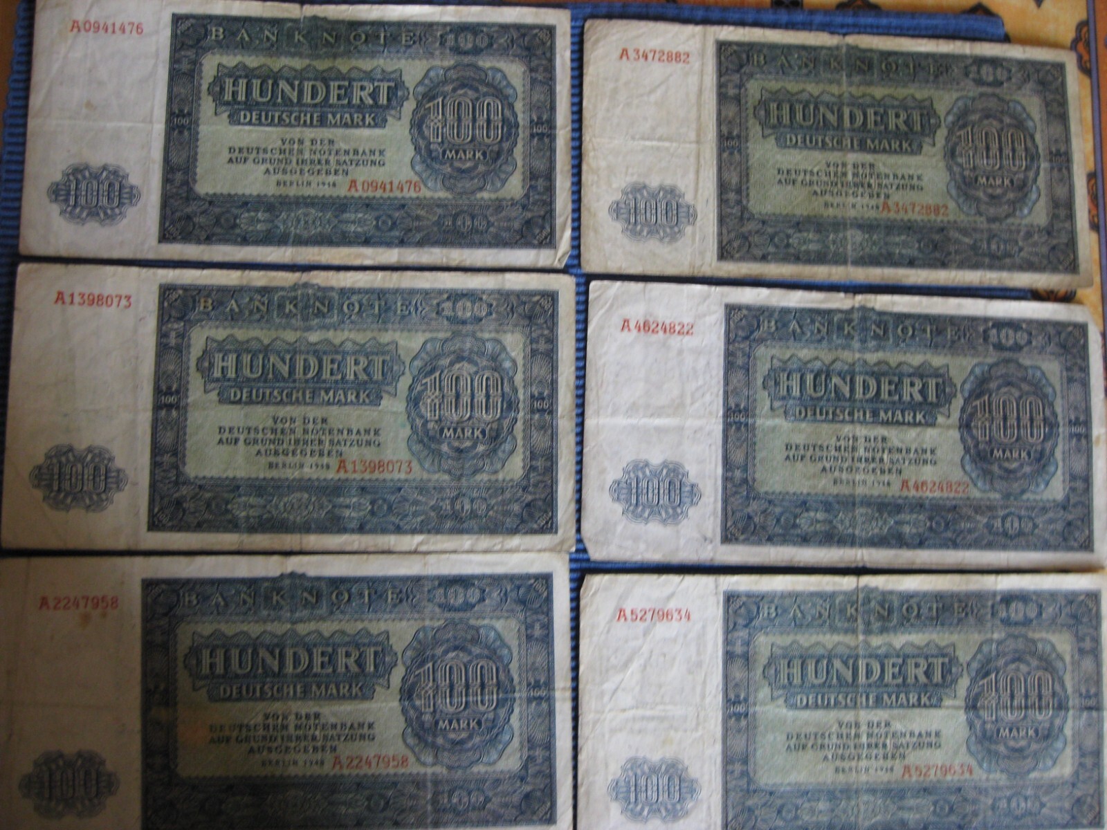 Hundert Deutsche Mark von der Deutschen Notenbank Berlin 1948 | eBay.de