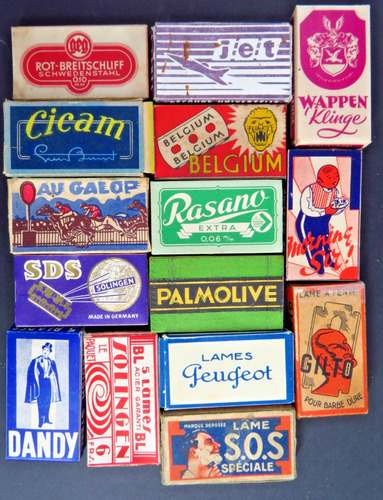 lot of 15 antique razor blade boxes | eBay