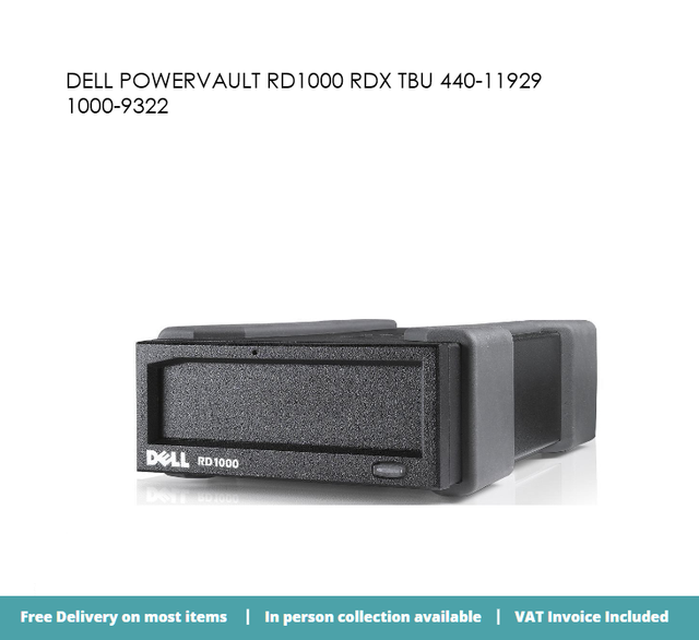 Dell PowerVault Rd1000 Internal RDX 1000gb Tape Drive for sale online ...