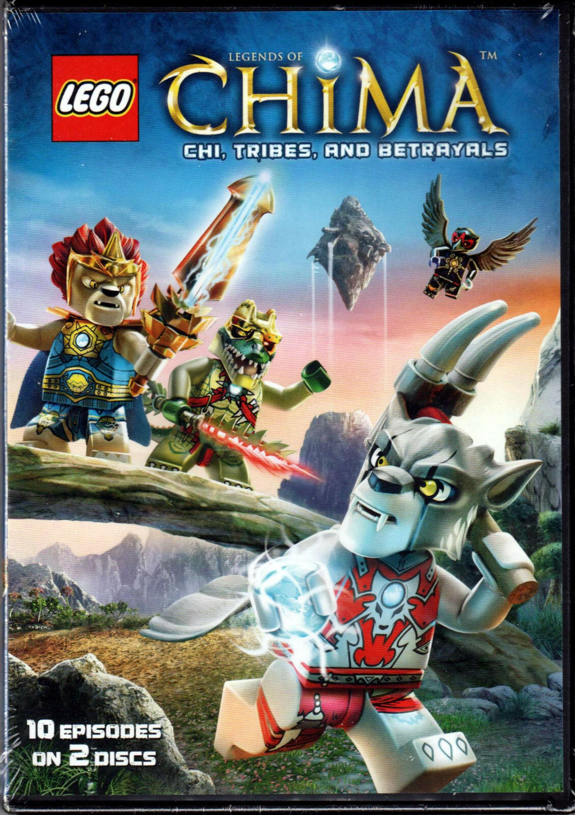LEGO The LEGENDS Of CHIMA Chi TRIBES and BETRAYALS on a 2 DVD Kid ...