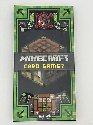 Minecraft Card Game Mattel Brand New - Sealed Box - 2-4 Players Ages 8 ...