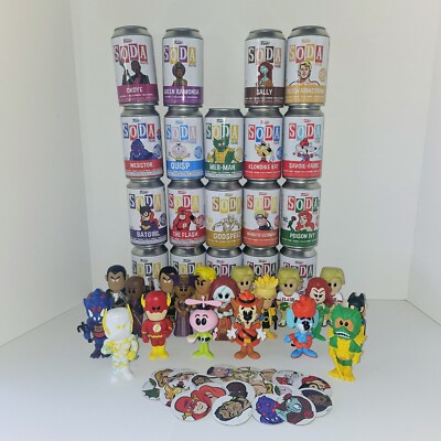 FUNKO SODA LOT COMMONS X19 FLASH GODSPEED NARUTO QUISP KLONDIKE KAT MER ...