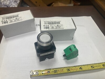 Automation Direct GCX3205-24, Clear Push Button Switch, Illuminated ...