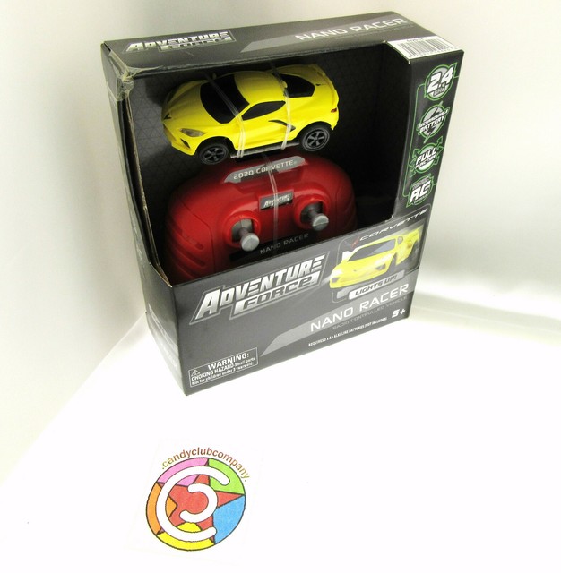 Corvette C8 Adventure Force Nano Racer 1 64 RC Radio Control Lights up ...
