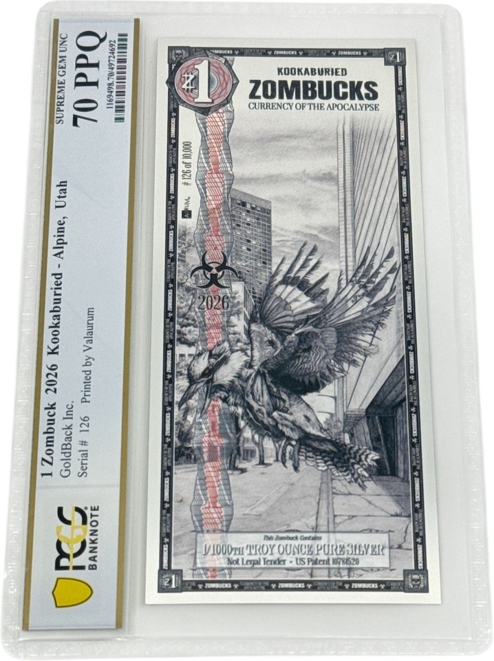 2026 & 2027 Zombuck Silver Note Set PCGS 70 | eBay