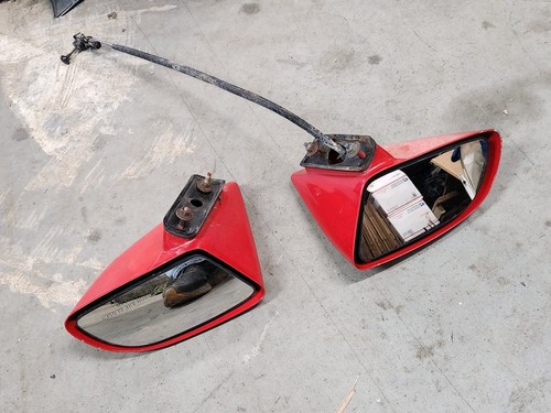82 92 Camaro Firebird Trans Am MANUAL SPORT DOOR MIRRORS Rear View 88 ...