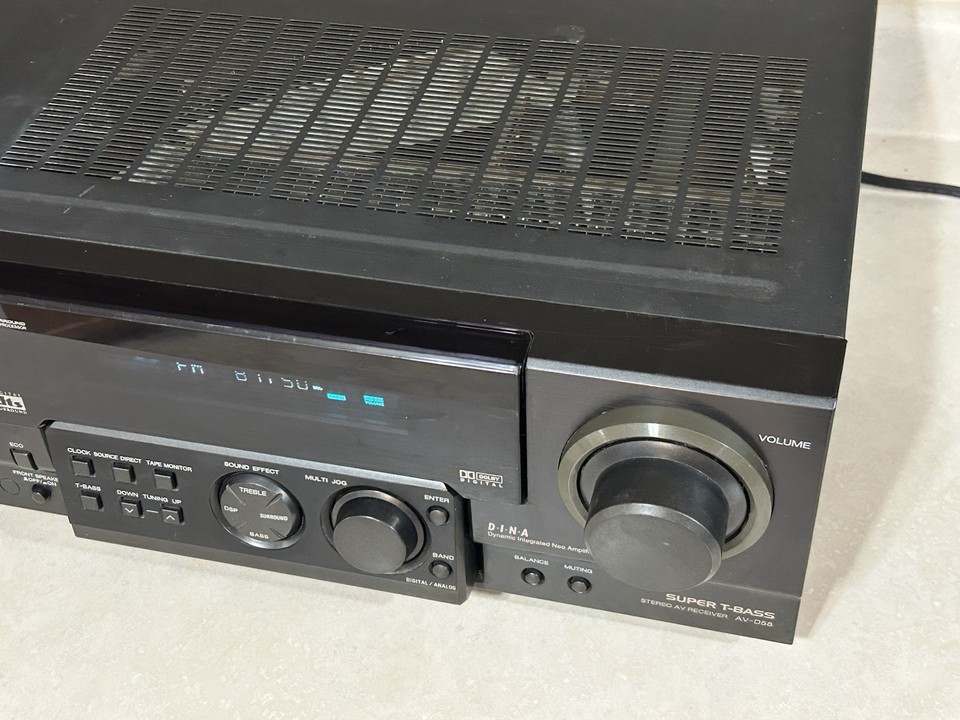 AIWA AV-D58U 5.1 ch Stereo A/V Receiver DSP/DTS Surround Super T-Bass ...