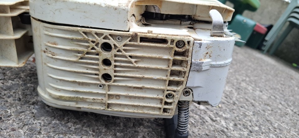 Stihl MS 201C Chainsaw with Back Handle (Power Unit Only, No Bar/chain ...