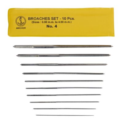 Broaches clocks x10 enlarging cutting holes broach 0.9mm - 3mm ...