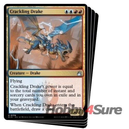 Crackling Drake X4 M/NM Magic: The Gathering MTG Ravnica Remastered | eBay