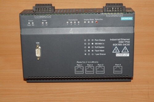 Siemens Ethernet ESM TP40 6GK1105-3AC00 // 6GK1 105-3AC00 E-Stand :05 V2.3.8 | eBay