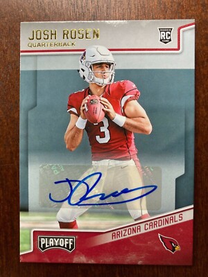 2018 Panini Playoff Rookies Josh Rosen Autograph Rookie Auto | eBay