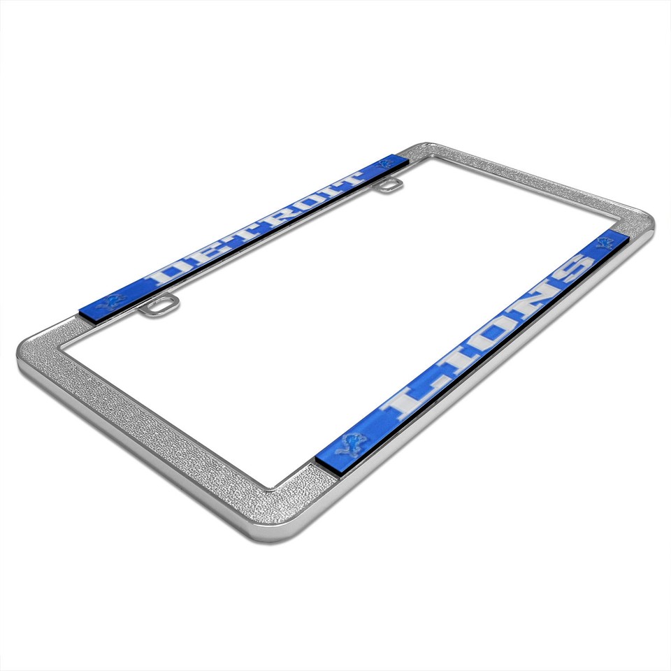 NFL Detroit Lions Metal Thin Rim License Plate Frame | eBay