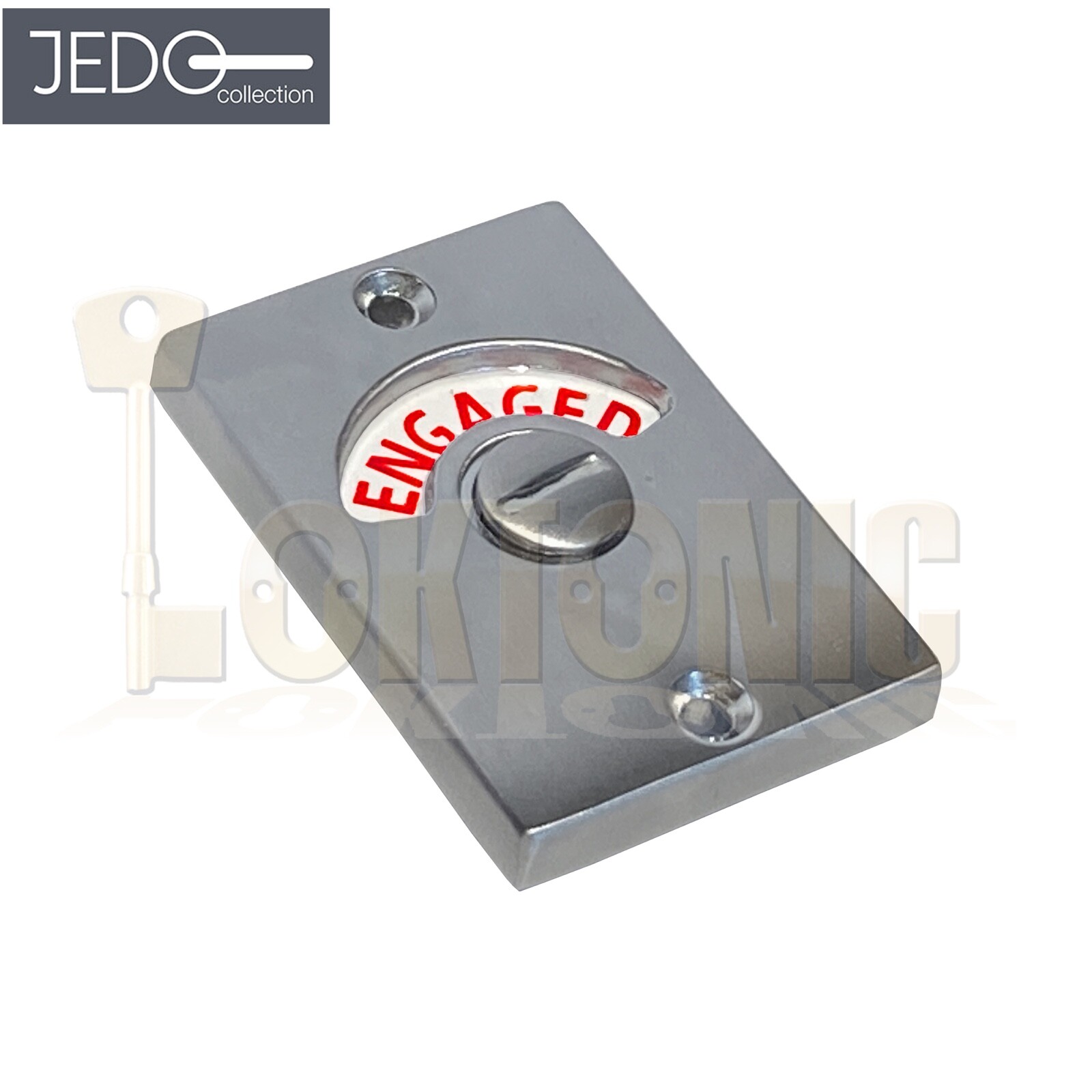 Indicator Bolt Vacant Engaged Bathroom WC Toilet Door Lock Satin Chrome ...