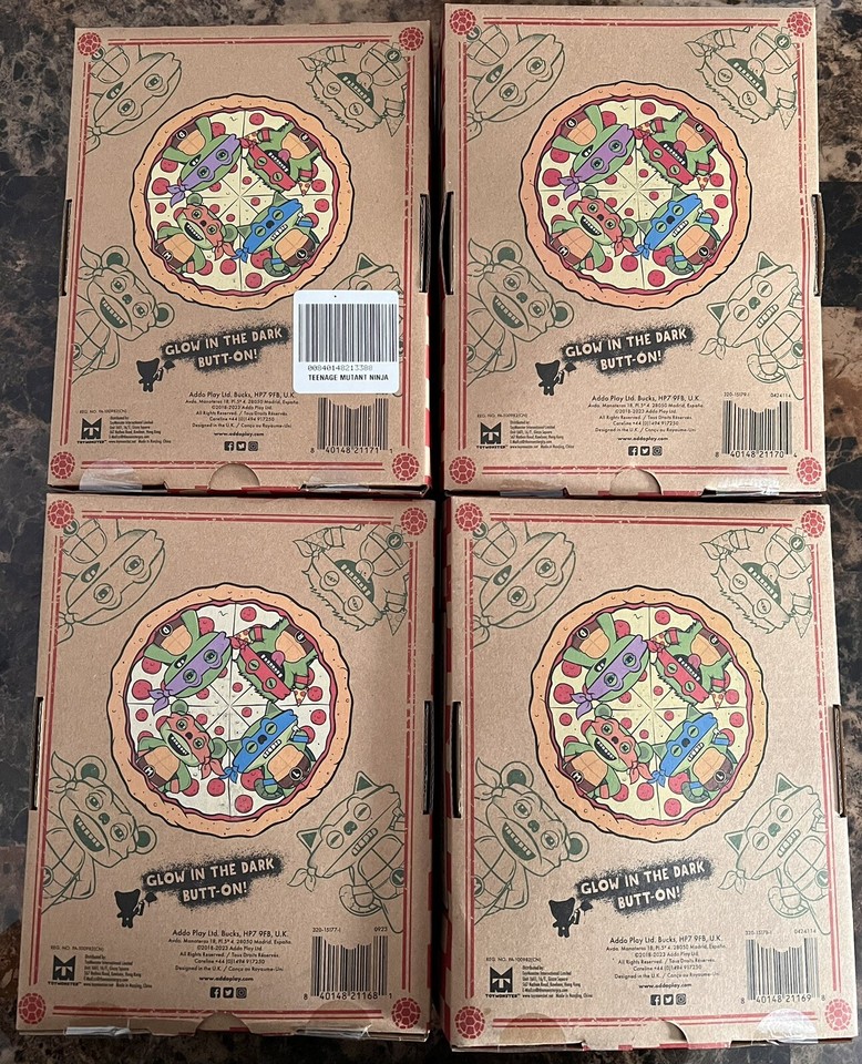 Fuggler TMNT Teenage Mutant Ninja 4X Set Donatello Leonardo Raphael ...