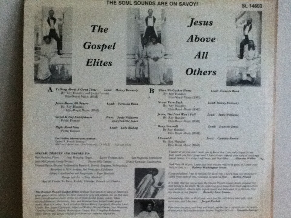 THE EMMIT POWELL GOSPEL ELITES LP THE EMMIT POWELL GOSPEL ELITES | eBay