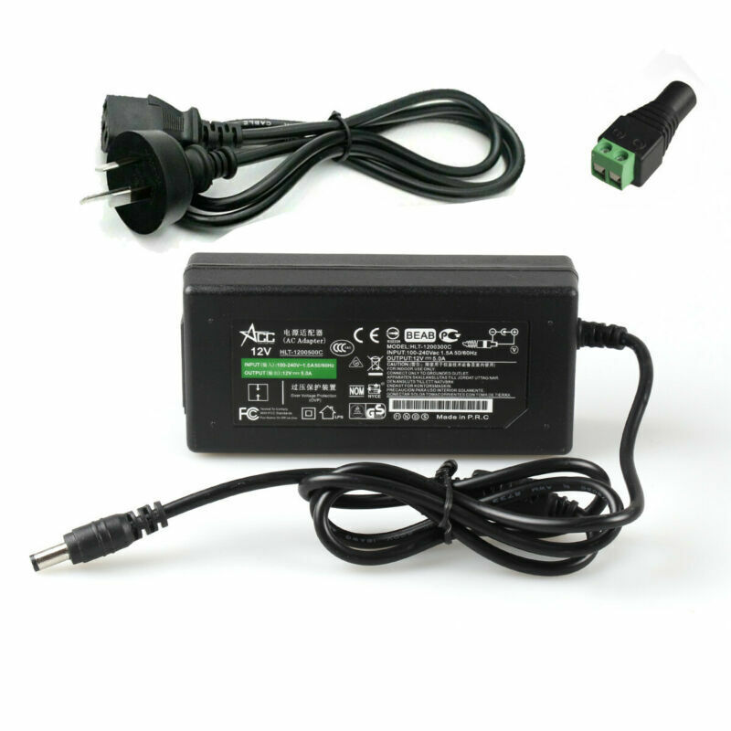 AC 240V to DC 5V 12V 24V 2 5 6 8 10A LED Strip Transformer Power Supply ...