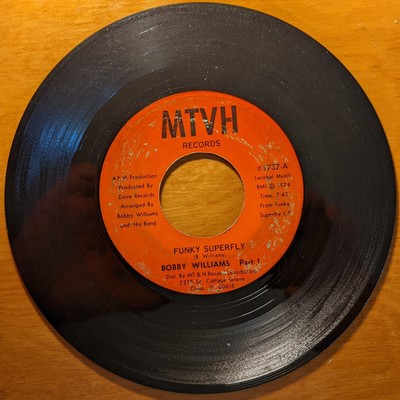 Bobby Williams Funky Super Fly 1973 funk soul 45 | eBay