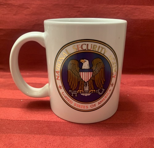 NSA National Security Agency Eagle Seal White Coffee Mug Cup | eBay