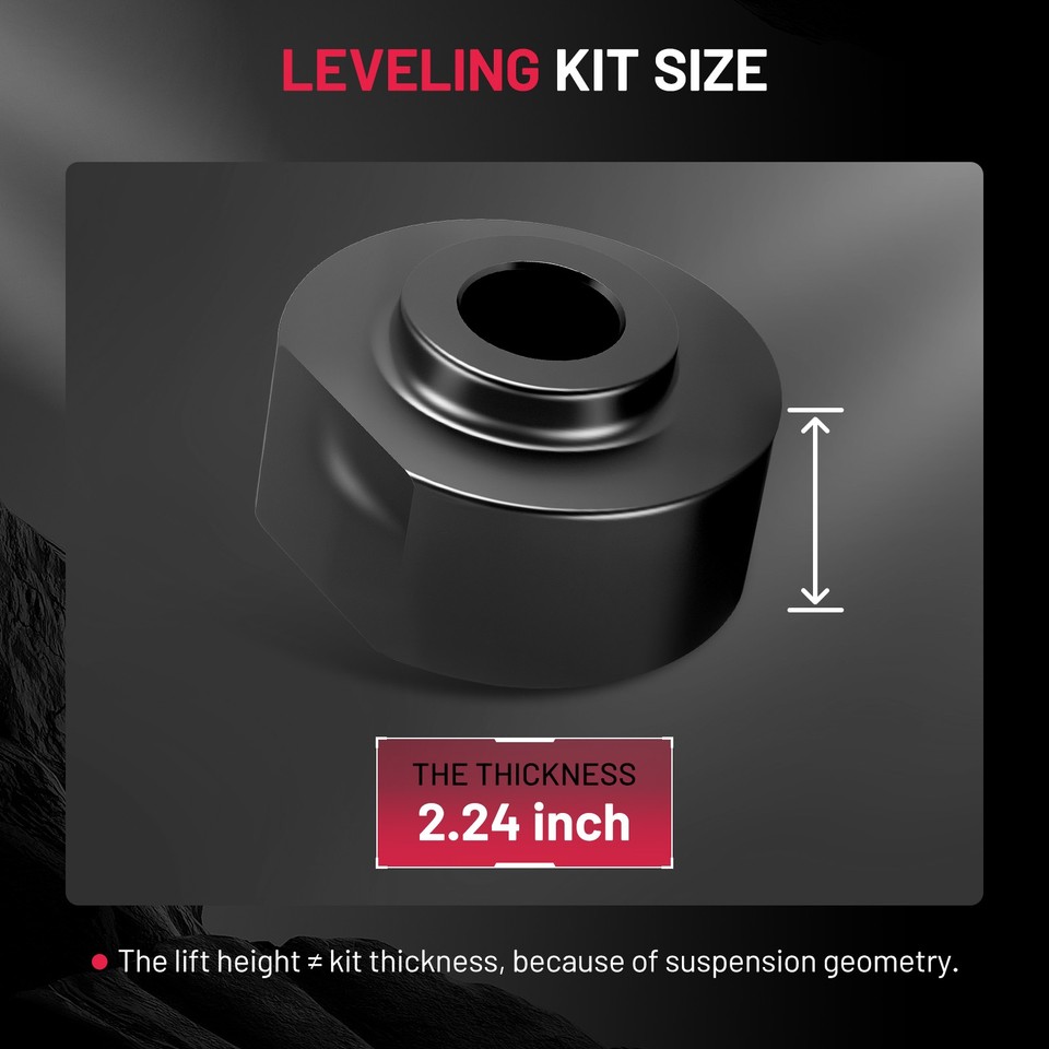 2" Front Leveling Lift Kit For 1981-1996 Ford F-150 2WD 1983-1997 Ford ...