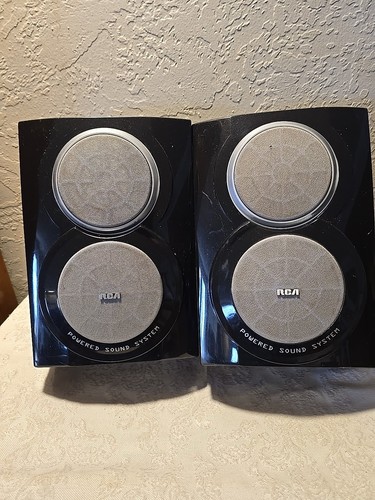 Vintage Pair of RCA Table Book Shelf Speakers RS2620 See Description | eBay