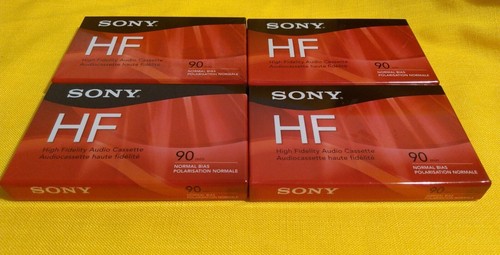 Sony HF 90 Minute Blank Audio Cassette Tape High Fidelity C-90HFL Type ...