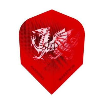 Harrows Darts Marathon No.2 Standard Welsh Dragon Dart Flights | eBay UK