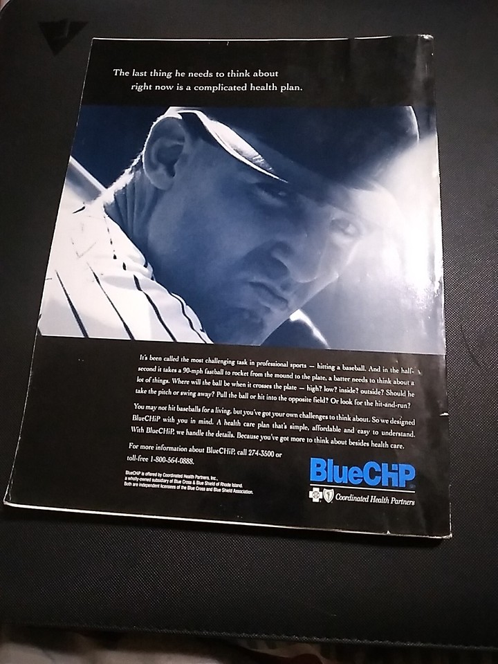 1997 Pawtucket Red Sox Official Souvenir Program Pawsox AAA Baseball ...