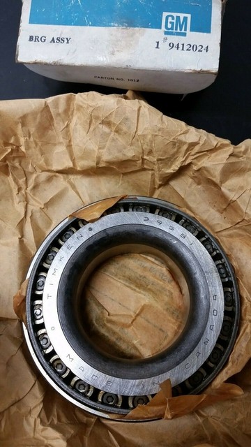 Genuine GM Front Inner Bearing 9412024 by TIMKEN 39581 & 39520 Plus ...